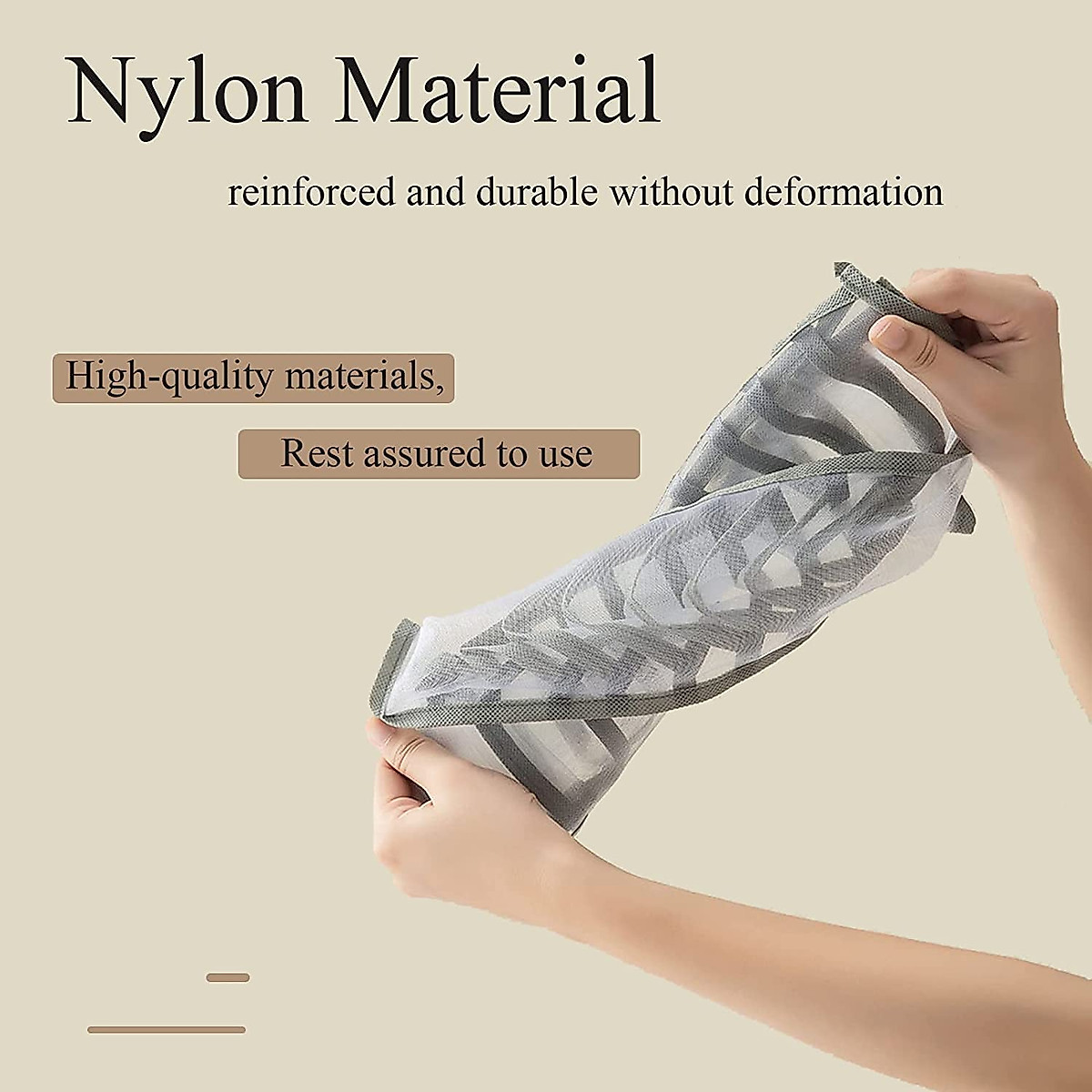 3PCS Washable Wardrobe Clothes Organizer,7 Grids Foldable Visible Closet Organizer Clothes Drawer Mesh Separation Box for T-shirt,Legging,Skirts,Jeans,Kid Clothes