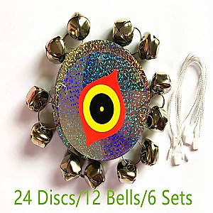 Bird Reflective Devices,Scare Bird Away - Wind-Driven Bird Away Device Birds Scare Discs for Home Garden Double-Sided Bird Scare Control Devices,Keep All Birds Away