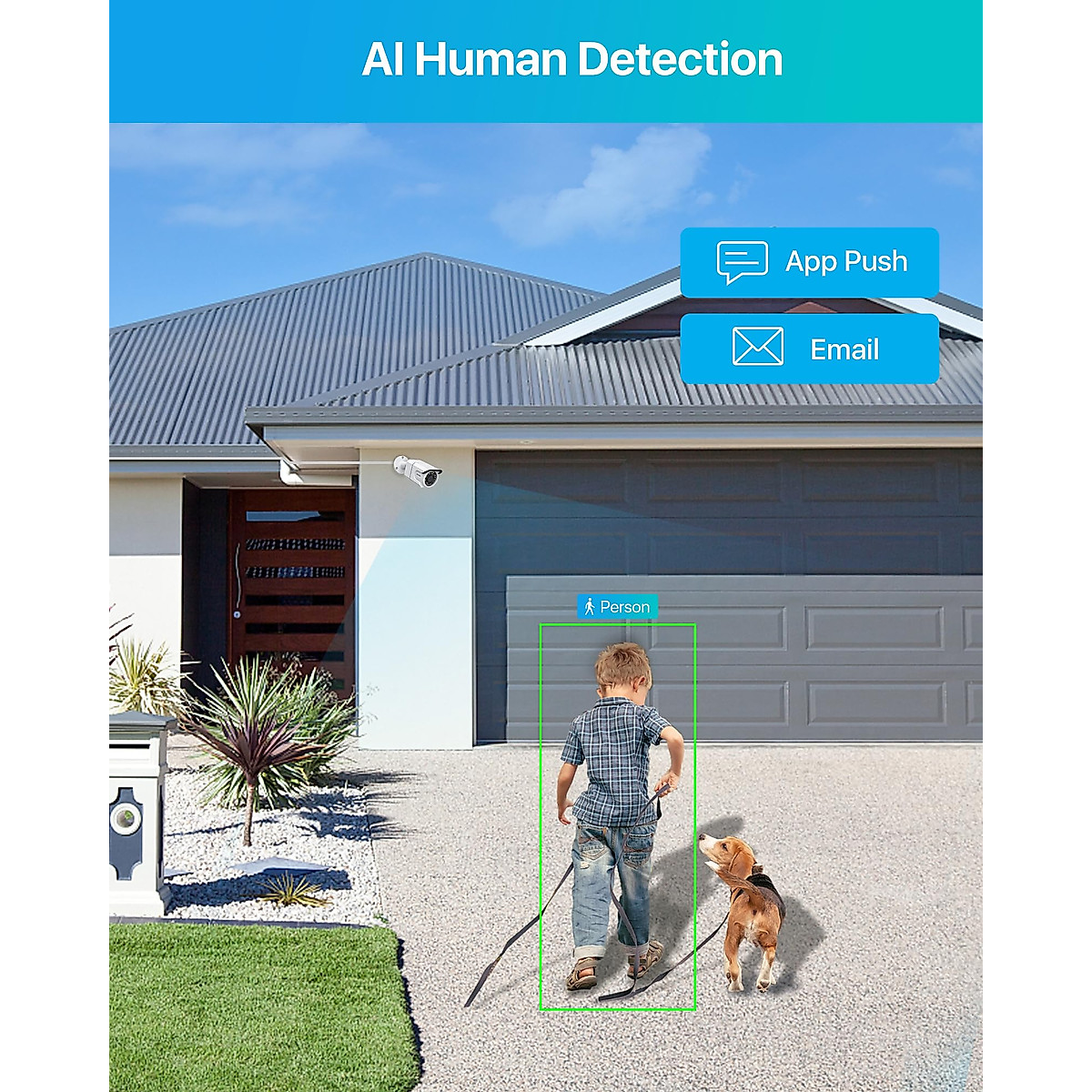 ZOSI 24CH 4K PoE Security Camera System with 4TB HDD,16pcs 8MP Outdoor Audio IP Cameras,Night Vision,Person Vehicle Detection,Smart Light Siren,Dual Disk Backup,4K 16 Port 24CH NVR for 24/7 Recording