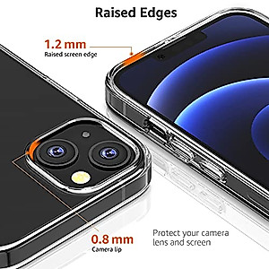Amazon Basics Clear Soft TPU Smartphone Cover for iPhone 13 Mini
