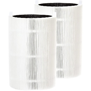 VEVA Blue Pure 411 Auto, 411, 411+ Genuine Replacement Filter for Blueair - 2 Pack, HEPA and Activated Carbon, Blue Pure 411 Auto, 411 and 411+ Air Purifiers