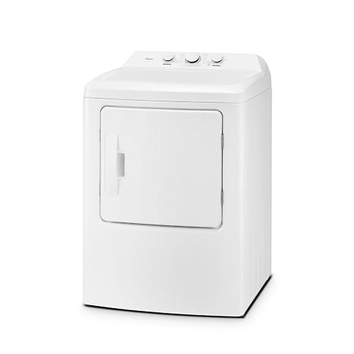 Midea MLTE37N1BWW Electric Dryer, Sensor Dry, Wrinkle Care, Air Fluff, Easy-Using Control Panel, 12 Total Cycles, 6.7 Cu.ft, White