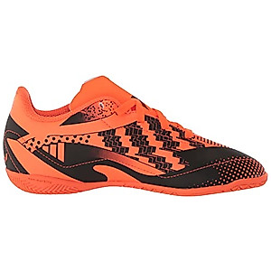 adidas X SPEEDPORTAL Messi.4 Indoor Soccer Shoe, Team Solar Orange/Team Solar Orange/Black, 5.5 US Unisex Big Kid