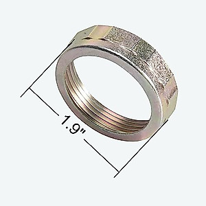 KONE Strainer Joint Nut and Fixing Accessory, Stainless Steel Connection Nut Fit for 3-1/2 Inch Kitchen Sink Drain, Easy Installation, No Plumber Putty Needed