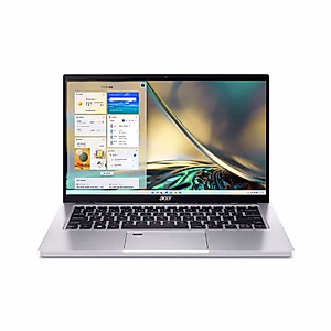 Acer Spin 3 Convertible Laptop | 14" 1920x1080 IPS Touch Display | Intel Core i7-1255U | Intel Iris Xe Graphics | 16GB LPDDR4X | 512GB PCIe Gen 4 SSD | WiFi 6 | Dockable Active Stylus | SP314-55N-76EX