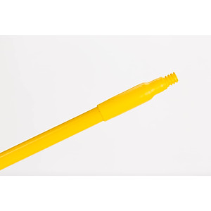 SPARTA 41225EC04 Fiberglass Broom Handle, Mop Handle, Replacement Handle With Acme Threaded Tip For Commercial Cleaning, 48 Inches, Yellow