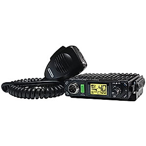 President Electronics Bill II FCC Ultra-Compact AM/FM CB Radio, Black, TXUS101