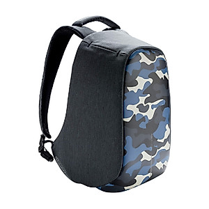 XDDesign Bobby Compact Print Anti-Theft Laptop USB Backpack Camouflage Blue