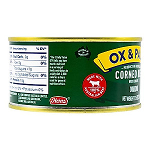Ox & Palm Corned Beef, Onion Flavored, 11.5 Oz (Pack of 1)