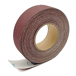 400 Grit Continuous Sandpaper Roll 1" x 26 Feet Emery Cloth Aluminium Oxide Abrasive Sandpaper Roll Drum Sander Sandpaper Rolls for Wood Furniture Finishing Metal Sanding Automotive Polishing