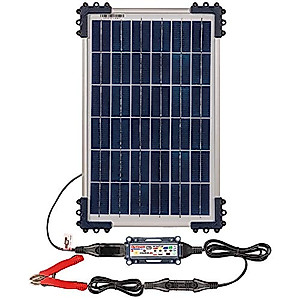 Optimate Solar Duo 10W, TM522-D1, 6-Step 12V / 12.8V 0.83A Weatherproof Solar Battery Saving Charger & maintainer