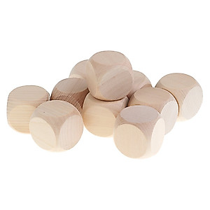 Large Blank Wooden Blank 40mm for DND MTG Toys