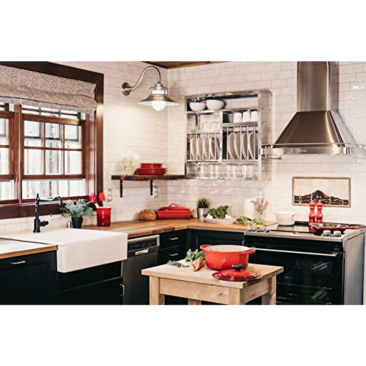 Le Creuset Stoneware Set of 4 Salad Plates, 8.5" each, Cerise