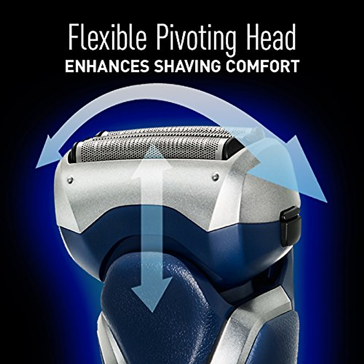Panasonic Es-rt37-s Arc3 Electric Shaver 3-Blade Cordless Razor with Wet Dry Convenience for Men, 6.6 Ounce