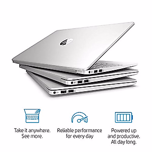 HP 15-Inch FHD Laptop, 10th Gen Intel Core i5-1035G1, 8 GB RAM, 256 GB Solid-State Drive, Windows 10 Home (15-dy1036nr, Natural Silver) (Renewed)