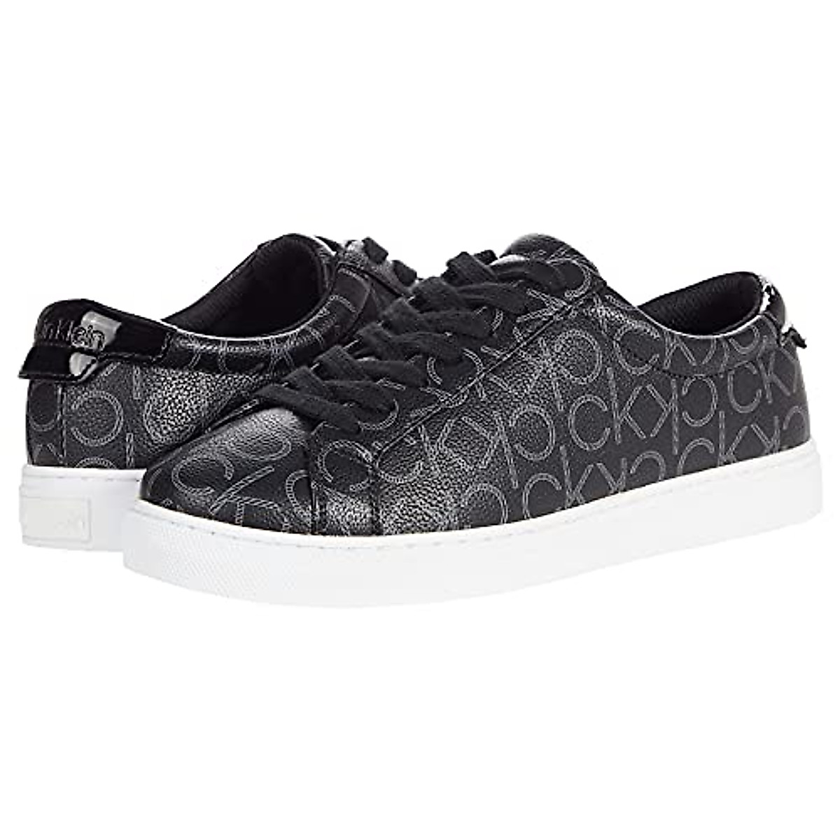Calvin Klein Women's Gules Sneaker, Black 002, 7.5