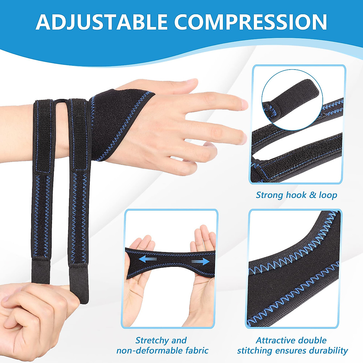 joingood Wrist Brace for TFCC Tears, Adjustable Wrist Brace for Triangular Fibrocartilage Complex Injury, One Size Fits Most, Wrist Support for Right Wrist
