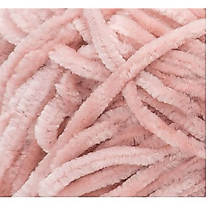 Bernat Baby Yarn Velvet Yarn - 3.5 Oz, Restful Rose - 3 Pack Bundle with Bella's Crafts Stitch Markers