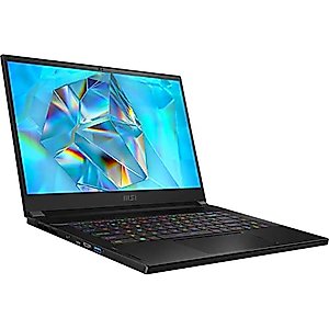 MSI Creator 15 15.6" UHD 4K OLED Ultra Thin Bezel 100% DCI-P3 Thin and Light Creator Laptop Intel Core i7-11800H RTX3080 16GB DDR4 1TB NVMe SSD TB4 Win10 Pro VR Ready - Black (A11UH-631)