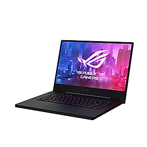 ASUS ROG Zephyrus M Thin and Portable Gaming Laptop, 15.6” 144Hz Full HD IPS, NVIDIA GeForce GTX 1660 Ti, Intel Core i7-9750H, 16GB DDR4 RAM, 512B PCIe SSD, Per-Key RGB, Windows 10 Pro, GU502GU-XB74