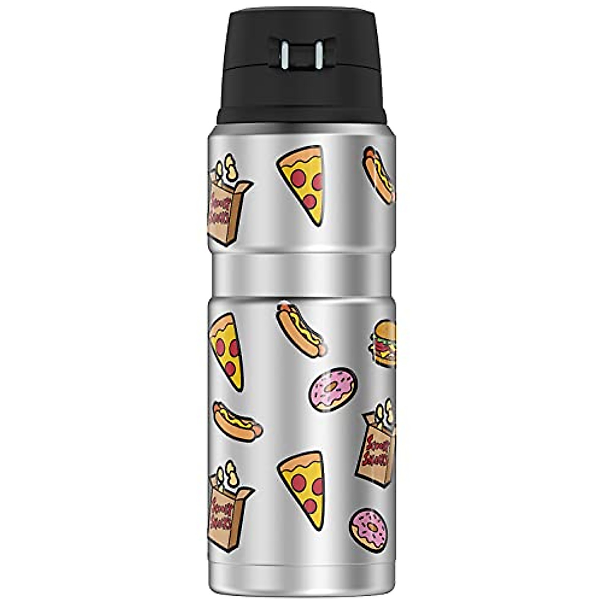 Scooby-Doo Scooby And Shaggy Snacks THERMOS STAINLESS KING Stainless Steel Drink Bottle, Vacuum insulated & Double Wall, 24oz