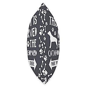 Catahoula Leopard Funny Gifts Reserved Catahoula Leopard Seat Park There Mom Funny Gift Throw Pillow, 18x18, Multicolor