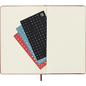 Moleskine Classic 18 Month 2022-2023 Weekly Planner, Hard Cover, Large (5" x 8.25"), Scarlet Red