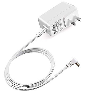iCreatin UL Listed 7.5V 500mA AC Adapter Charger for Summer Infant Baby Monitor Models Including 29580 29650 28450 28650 29270 29590 28630 & Others Replacement Power Supply Cord 6.6Ft, White