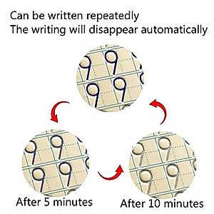 Magical Handwriting Workbooks Practice Copybook, Magic Calligraphy That Can Be Reused Handwriting Copybook Tracing Book (4books+Pens