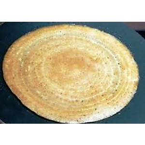 SHRIYA Aluminum Saute Fry Pan with Non-Stick Coating, Bakelite Handle, Suitable for Gas Stovetop, Fits 10" Diameter, 0.4" Thickness, Easy to Clean, Perfect for Crepes, Pancakes