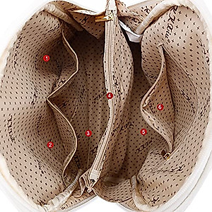 KKXIU Women Backpack Purse Casual daypacks for ladies Synthetic Leather Shoulder Bag (Medium, Cream White)