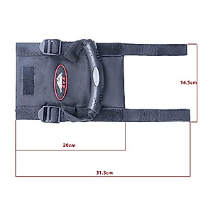 RERPRO UTV ATV Grab Handles, 1.5” - 1.75” Roll Bar Grab Handles Compatible with Polaris RZR, Kawasaki, Wildcat, UTV ATV Hand Hold Replacement Straps Grip, 2 Pack