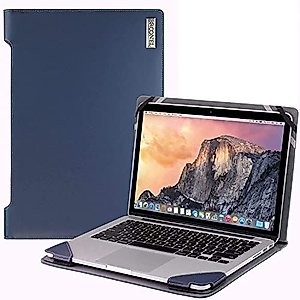 Broonel - Profile Series - Blue Leather Laptop Case Compatible with Dell Latitude 7430 14"