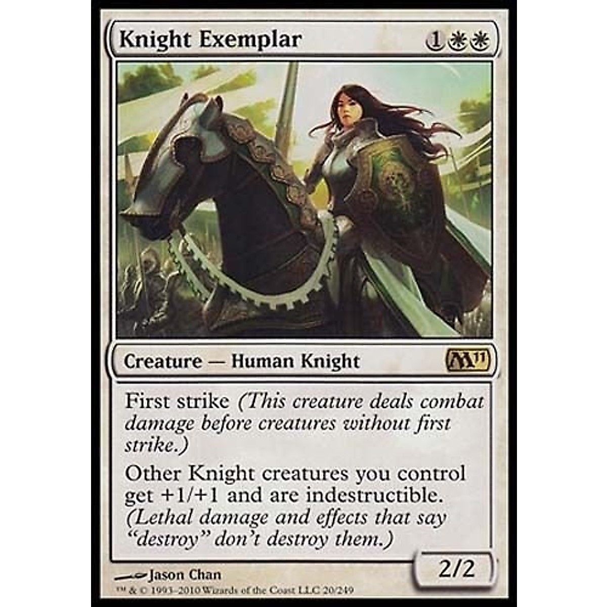 1x Knight Exemplar M11 MtG Magic White Rare 1 x1 Card Cards ^G#fbhre-h4 8rdsf-tg1374357