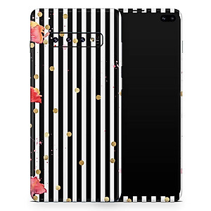 DesignSkinz Karamfila Watercolo Poppies V28 Protective Vinyl Decal Wrap Skin Cover Compatible with The Samsung Galaxy S20 (Screen Trim & Back Glass Skin)