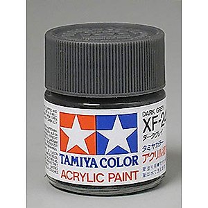 TAMIYA America, Inc Acrylic XF24, Flat Dark Gray, TAM81324