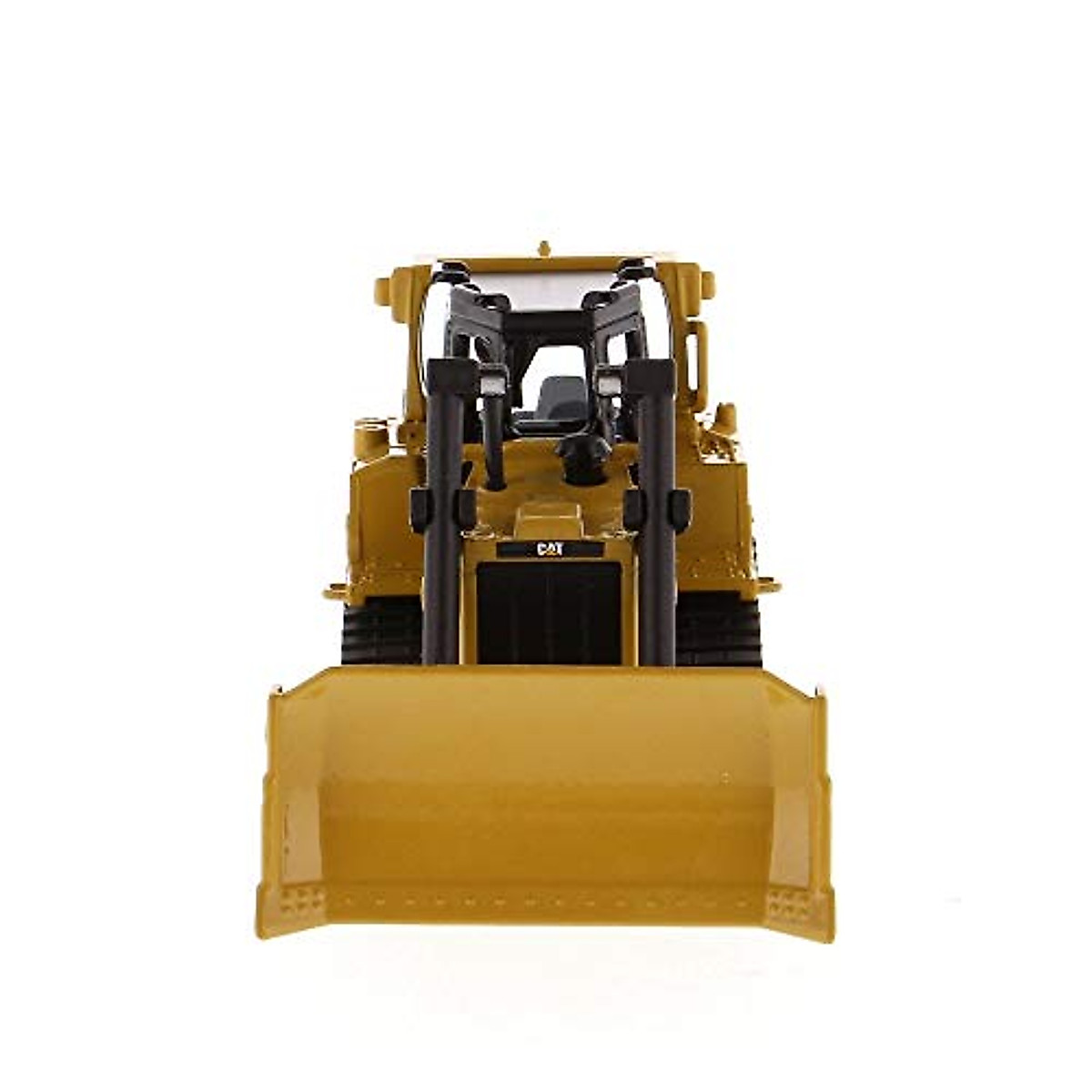 1:64 Scale Caterpillar D6R Track-Type Tractor - Construction Metal Series by Diecast Masters - 85691 - Poseable Giant Ripper and Free-Rolling, Segmented PVC Tracks - Diecast Metal with Plastic Parts