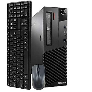 Lenovo ThinkCentre M93P SFF Computer Desktop PC, Intel Core i7 3.4GHz Processor, 16GB Ram, 256GB M.2 SSD, 2TB Hard Drive, Wireless Keyboard & Mouse, WiFi | Bluetooth, Windows 10 Pro (Renewed)