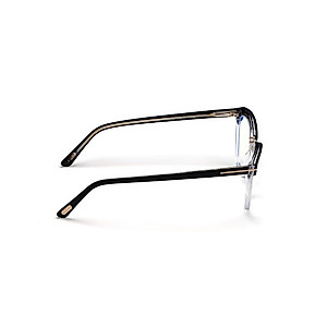 Tom Ford Women's Eyeglasses TF5550-B TF/5550-B Black/Crystal Optical Frame 54mm