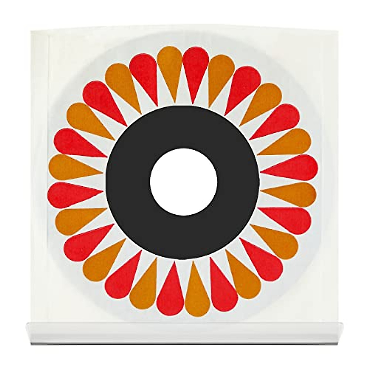 Okuna Outpost 6 Pack Clear Acrylic Shelf for Vinyl Record Display, Display Wall Shelves for Storage, Indoor Home Decor, 7 in.