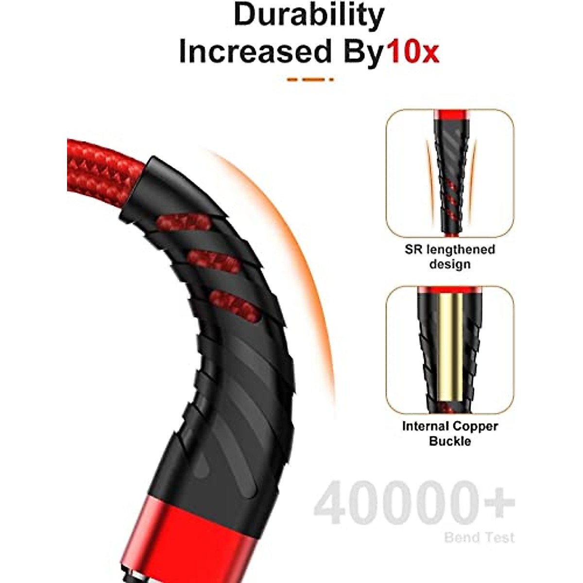 (2 Pack) Long iPhone Charger 10ft for [MFi Certified],CyvenSmart 10 Foot Lightning Cable Fast Charging Cord 10 Feet for iPhone 12/12 Pro/11/11 Pro/11 Pro Max/XS/XS Max/XR/X/8/8 Plus/7/7 Plus/6 Plus