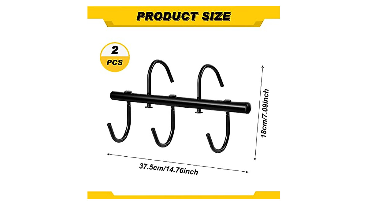 Dunzy Horse Tack Rack - 2 Pcs with Swivel Hooks