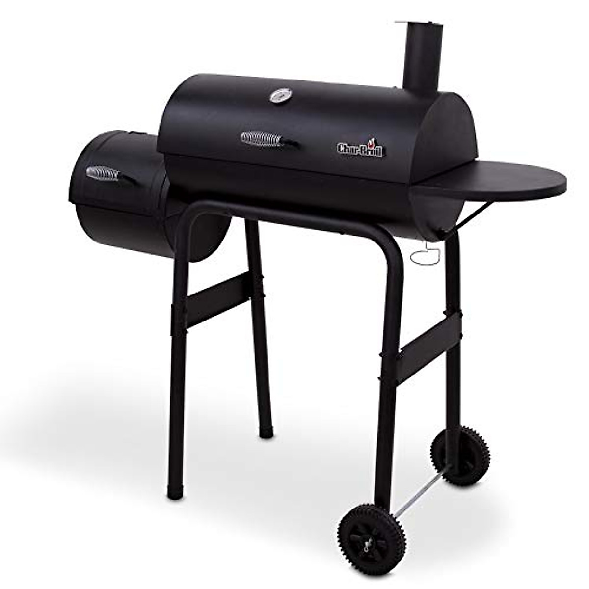 Char-Broil 12201570-A1 American Gourmet Offset Smoker, Black,Standard