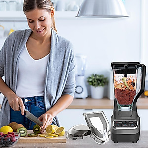 Blender Lid Replacement for Ninja, Spout Cover Blender Top Replacement Parts for Ninja Locking Lid 72 oz Pitcher BL610 BL770 BN701 BN801