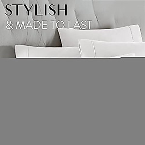 Danjor Linens Twin Sheets - Perfect Dorm Room Essentials Bedding- Hotel Luxury - 4 pc Soft Bedding & Pillowcases Set with Deep Pockets - Breathable Bed Sheets, Wrinkle Free - White Sheets