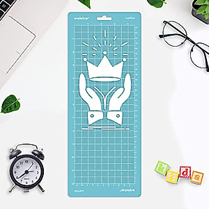 Welebar Variety Cutting Mat for Cricut Joy Machine, 4.5”x6.5” 4.5”x12” (StandardGrip/LightGrip/StrongGrip), Cutting Mat for Cricut Joy Accessories