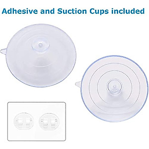 TESOT Sink Caddy Sponge Holder Brush Holder 2 in 1 with Upgraded Suction Cups or Using Adhesive Hooks, SUS304 Stainless Steel, Silver