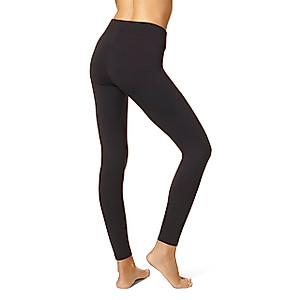 HUE womens Cotton Ultra With Wide Waistband, Assorted leggings pants, Black, Medium US