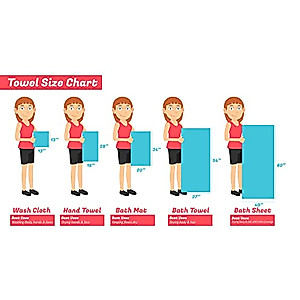 AZTEC NATURALS Personalized Towels, Luxury Turkish Genuine Cotton Washcloth, 2 Pack Washcloth Set, Grey