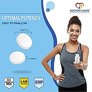 Doctor’s Made Potassium Iodide 65 mg. 60 Tablets. Thyroid Support, Kosher, Exp Date 04/2025, 60 Count (Pack of 1), Pack of 1